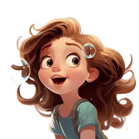 즐거운 놀이를 하는 소녀 만화 캐릭터 일러스트 캐릭터 일러스트 소녀 일러스트 만화 일러스트 Png 일러스트 및 이미지 에 대한 무료 다운로드 Pngtree