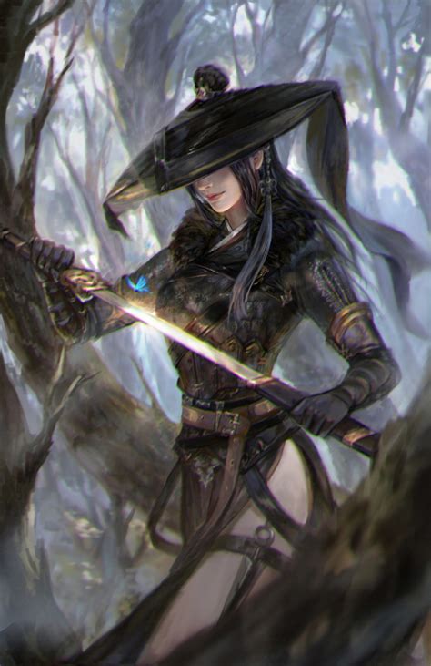 986887 People Fantasy Girl Warrior Fantasy Art Wuxia Rare