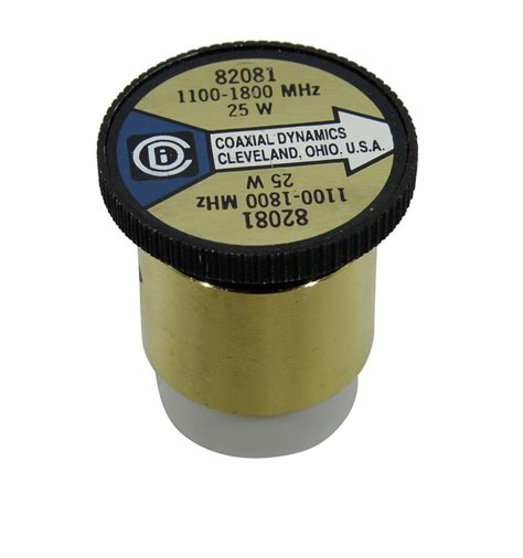 Coaxial Dynamics Coaxial Dynamics Wattmeter Element 82081 25w 1100 1800 Mhz Bird 25k Cdi 82081