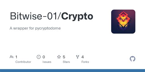 Github Bitwise 01crypto A Wrapper For Pycryptodome