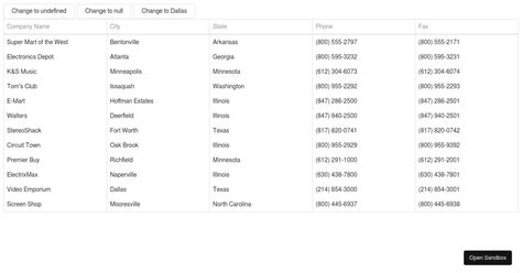 Simple Array Devextreme Data Grid Codesandbox