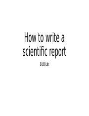 How To Write A Captivating Scientific Report Step By Step Guide Course Hero