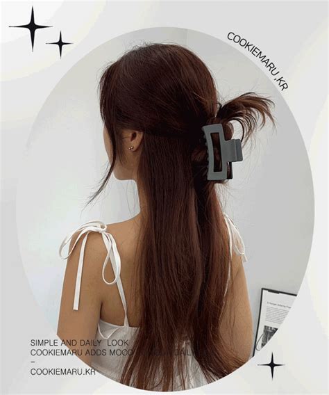 11 ️당일출고 ️7color 에브리데이 컬러 데일리 유광 헤어 집게핀 에이블리