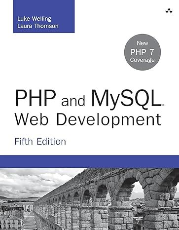 Php And Mysql Web Development Developer S Library Welling Luke Thomson Laura