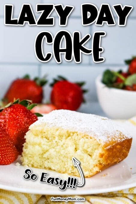 Lazy Day Cake Recipe Fun Money Mom