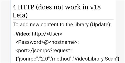 Help Sending A Curl Request Update Kodi Scripts And Rules Openhab Community