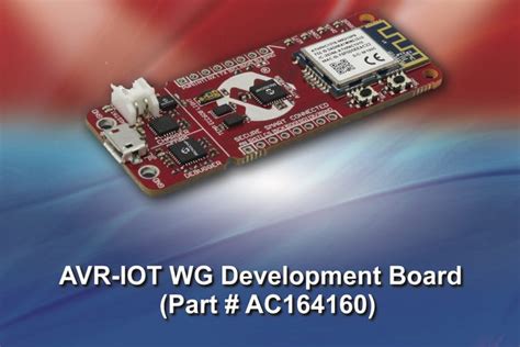 win an avr iot wg development board weartech design