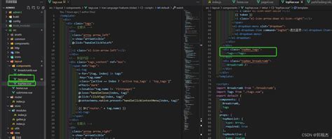 Vue 管理系统顶部tags浏览历史实现平台系统 顶部历史标签页ui Csdn博客