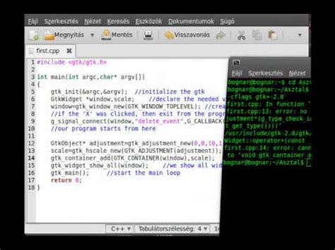 GTK Tutorial Adjustment And Scale YouTube