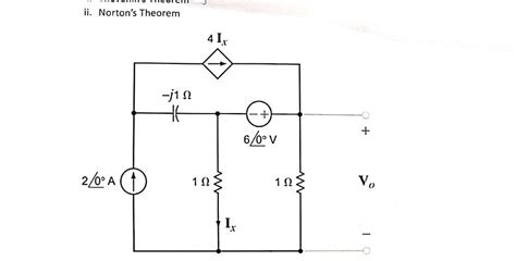 solved ii norton s theorem