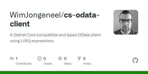 Github Wimjongeneel Cs Odata Client A Dotnet Core Compatible And Typed Odata Client Using