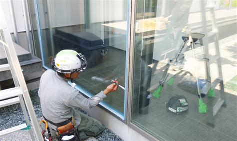 一般家庭での窓ガラス施工の流れ｜工事例｜宮崎硝子