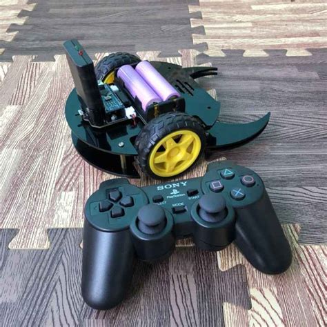 Promo Robot Soccer Ps3 And Ps2 Wireless Arduino Kit Chasis Only Diskon
