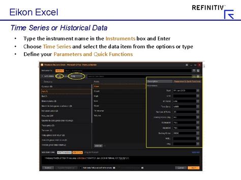 Getting Started With Eikon And Datastream Dianne Ocumen