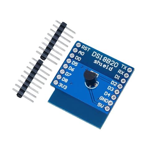 Ds18b20 Module For D1 Mini Ds18b20 Temperature Measurement Sensor