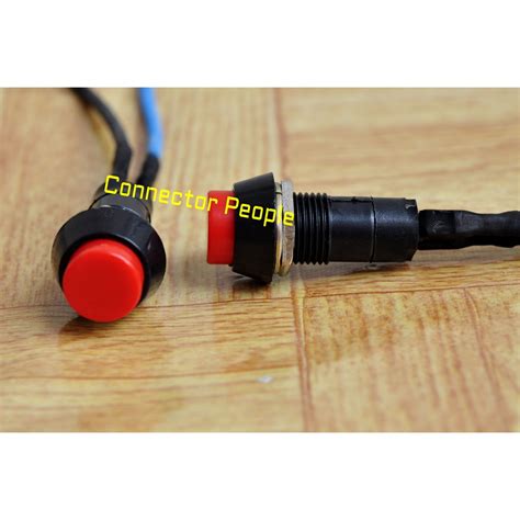 Merah Tombol Pnp Push On Off Switch Red Round Model Switch Button Cable Shopee Philippines