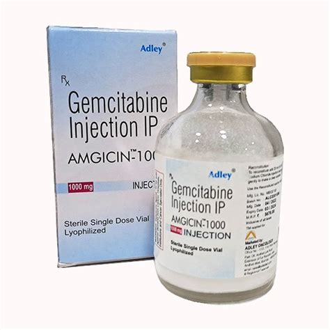Amgicin 1000mg Gemcitabine Injection