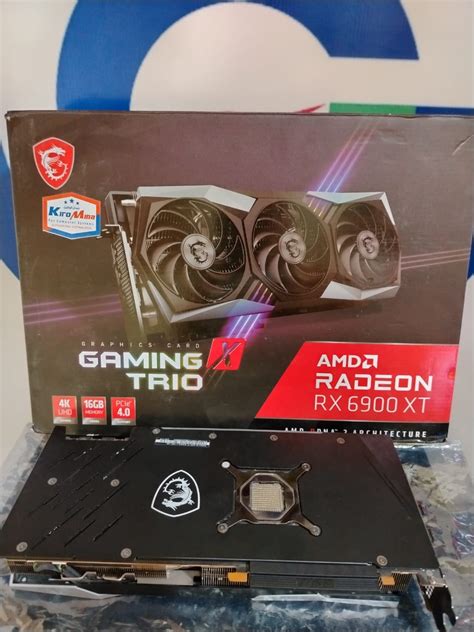 Graphic Card AMD Redeon Rx 6900 Xt 16gb Ddr6 Msi Gaming X Trio Gc Hardware Net