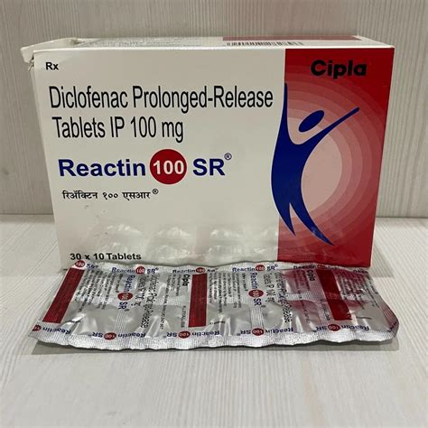 Reactin 100 Mg Tablet Sr At ₹ 210strip Nagpur Id 2855816368230