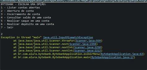 Tá Dando Esse Erro No Meu Quando Eu Tento Digitar Alguma Opção Baixei