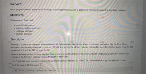 Solved In This Program You Will Implement If Else Logic With Chegg Com