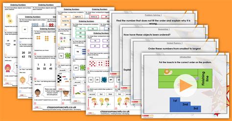 Ordering Numbers Year 1 Place Value Resource Pack Classroom Secrets