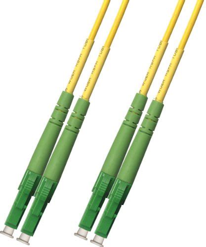 2m Singlemode Duplex Fiber Optic Cable 9125 Lcapc To Lcapc