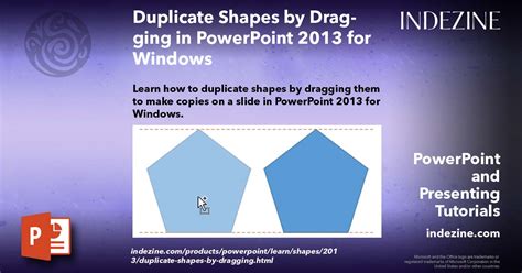 Duplicate Shapes By Dragging In PowerPoint 2013 For Windows