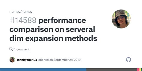 Performance Comparison On Serveral Dim Expansion Methods Issue 14588