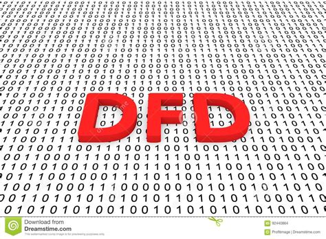 Dfd иллюстрация штока иллюстрации насчитывающей технология 92440864