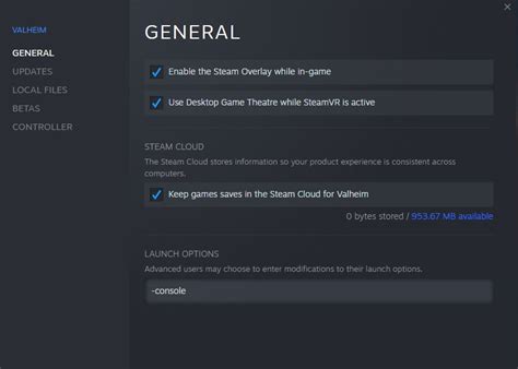 valheim console commands and cheats steam solo