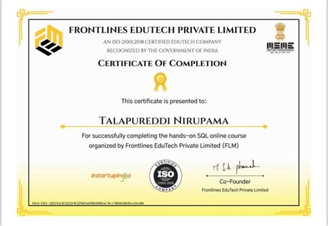 Sql Datadriven Nirupama Talapureddi