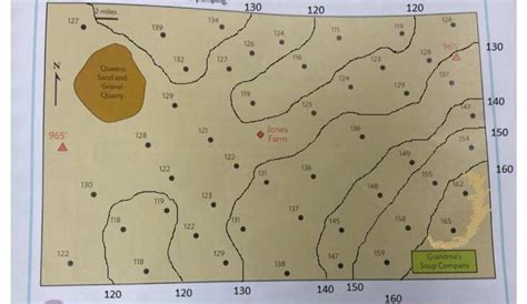 Solved Hint 1 Use Your Contouring Skills To Make A Topographic Map