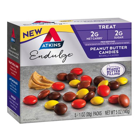 Atkins Endulge Treat Packs Peanut Butter Candies Shop Diet