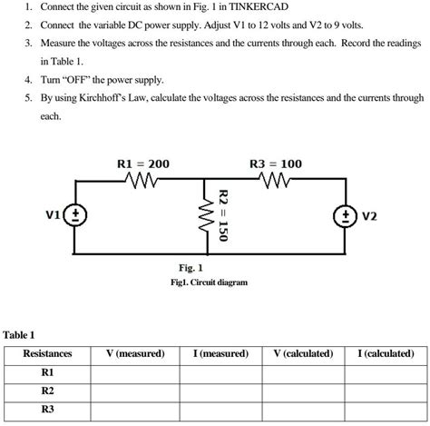 1 Connect The Given Circuit As Shown In Fig 1 In Tinkercad 2 Connect