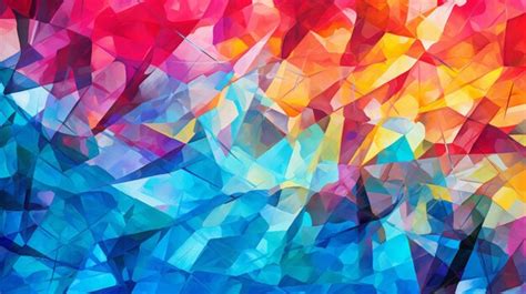 Premium Ai Image Abstract Small Patterns Modern Colorful Bright Autumn Background