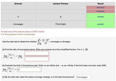 Solved At Least One Of The Answers Above Is NOT Correct 2 Chegg Com