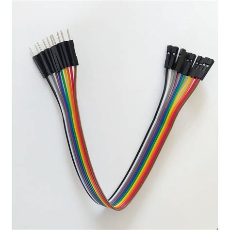 10 Fios Jumper Macho Femea Para Arduino Esp32 Raspberry Cabinhos