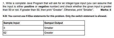 Solved 1 Write A Complete Java Program That Will Ask For An Chegg