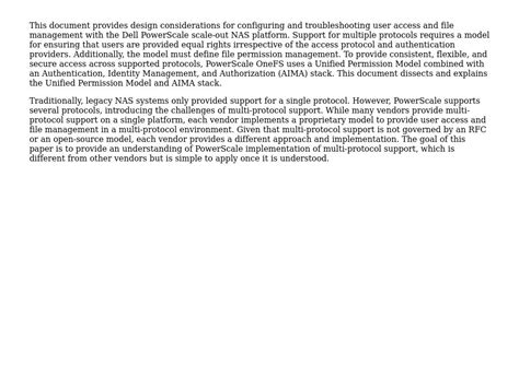 overview powerscale onefs authentication identity management and