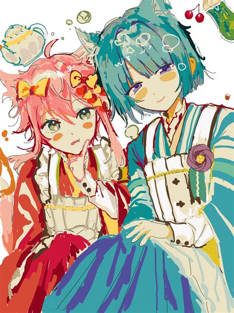 Himemiya Tori And Shino Hajime Ensemble Stars Drawn By 080abc Danbooru