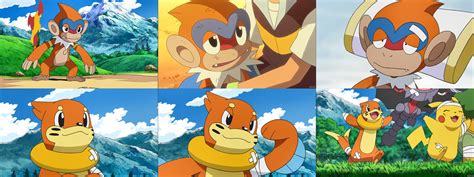 Pokemon Dp E132 E133 Buizel Monferno By Geedirosso On Deviantart