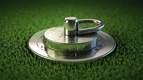 Enhanced Privacy 3d Render Composition Of Shield Closed Padlock And
