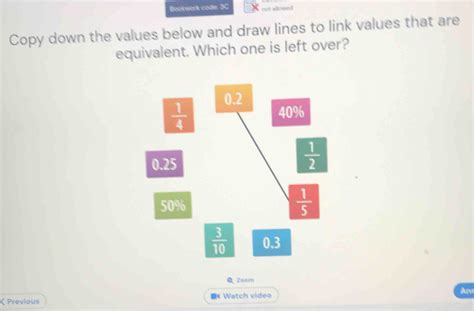 solved bookwork code 3c not allowed copy down the values below and draw lines to link values