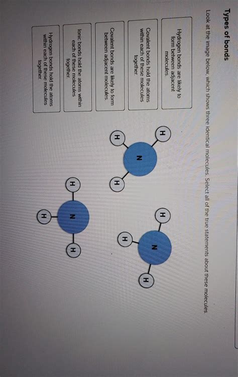 Solved Types Of Bonds Look At The Image Below Which Shows