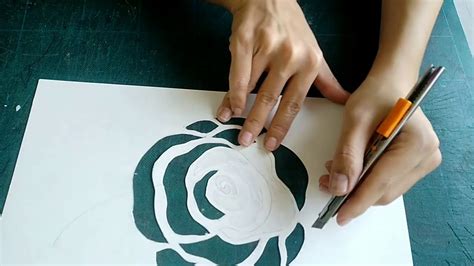 ทัศนศิลป์ ป 4 ภาพพิมพ์จากการฉลุลาย Youtube