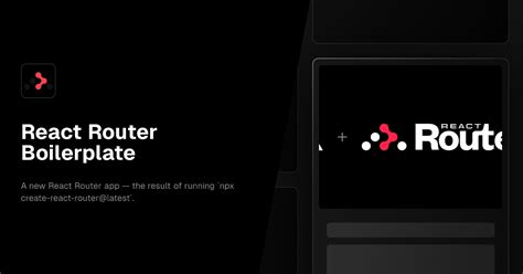 React Router Boilerplate