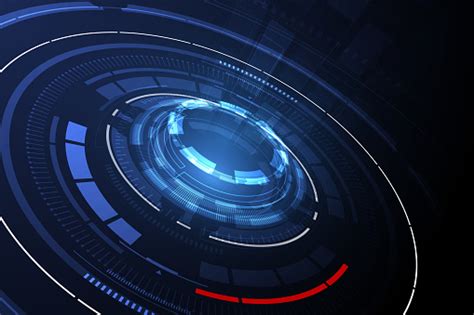 Abstract Vector Digital System Technology Concept Background