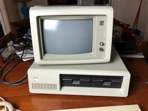 Vintage Ibm Pc Model 5150 With Ibm 5151 Monitor And Keyboard 2057215315