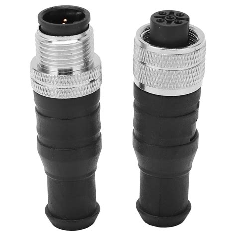 Getuscart 1 Pair Male Female Terminating Kit For Nmea2000 Male Female Terminator Resistor 5pin